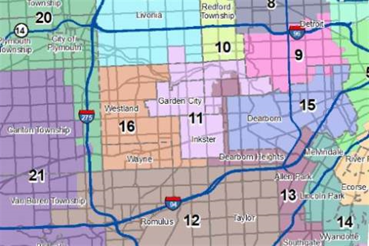 Print Maps - Wayne County, Michigan