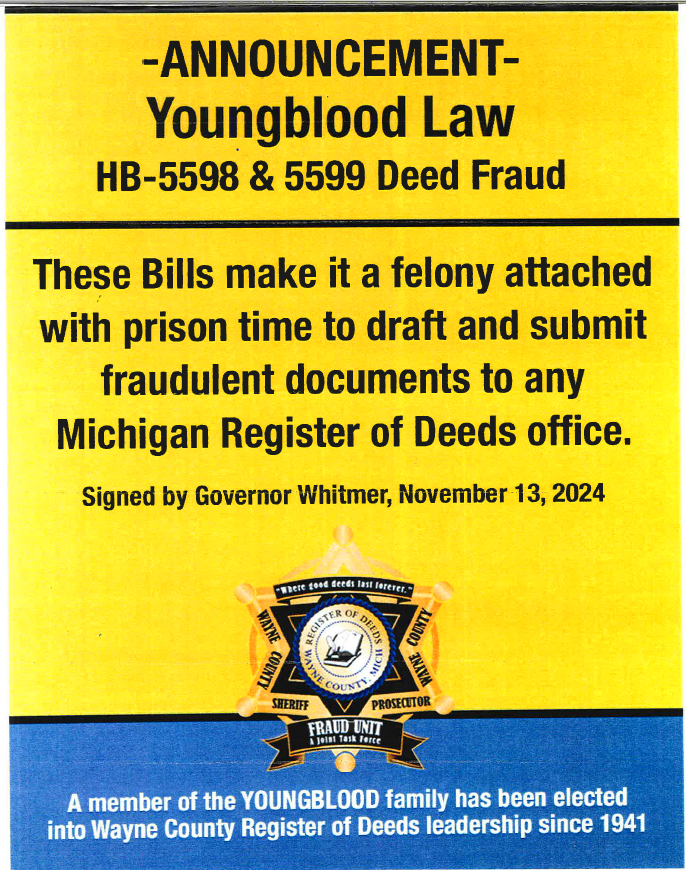 Register of Deeds - Wayne County, Michigan